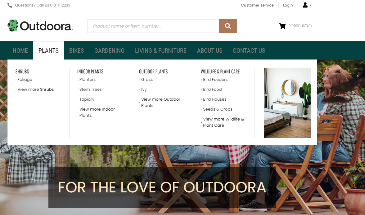 Multi Column Menu (Desktop)