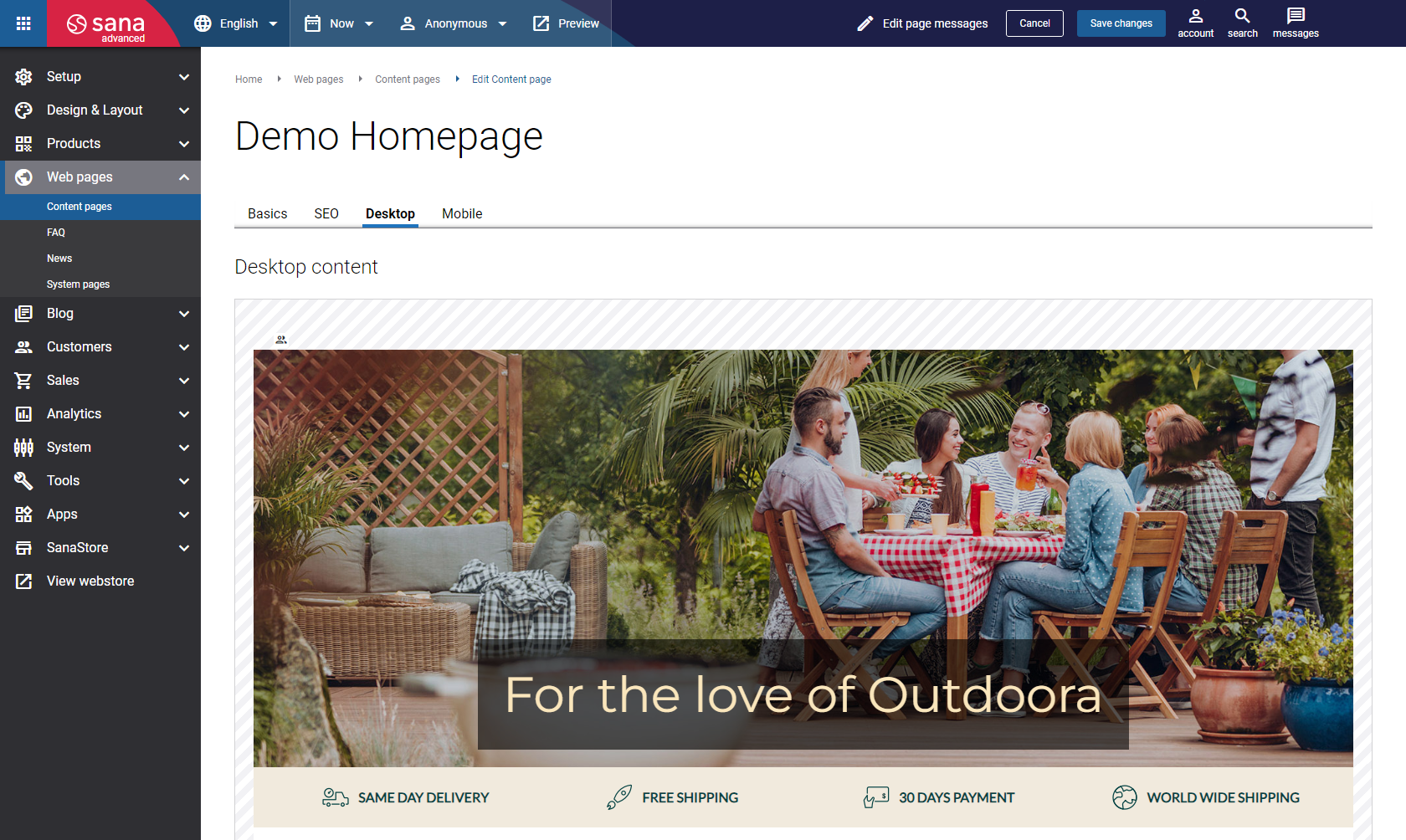 Create a Content Page