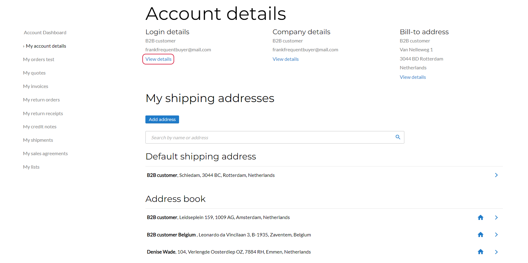 Login Details